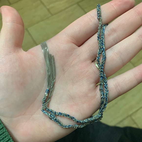 Mera fson | Jewelry | Mera Fson Italian 925 And Silk Thread Wrap ...